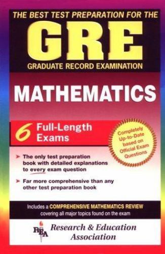 GRE Mathematics (GRE Test Preparation) 9780878916375| eBay