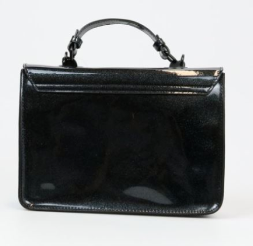 Steve Madden Lincoln Push Lock Black Satchel $88 | eBay