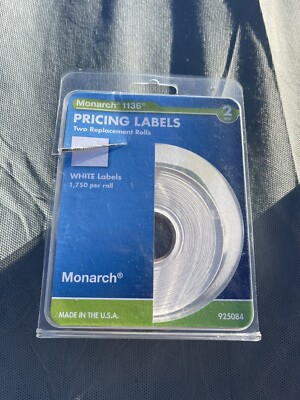 Monarch 1136 Two-Line Pricemarker 3500 Pricing Labels 0.625"x0.875 ...
