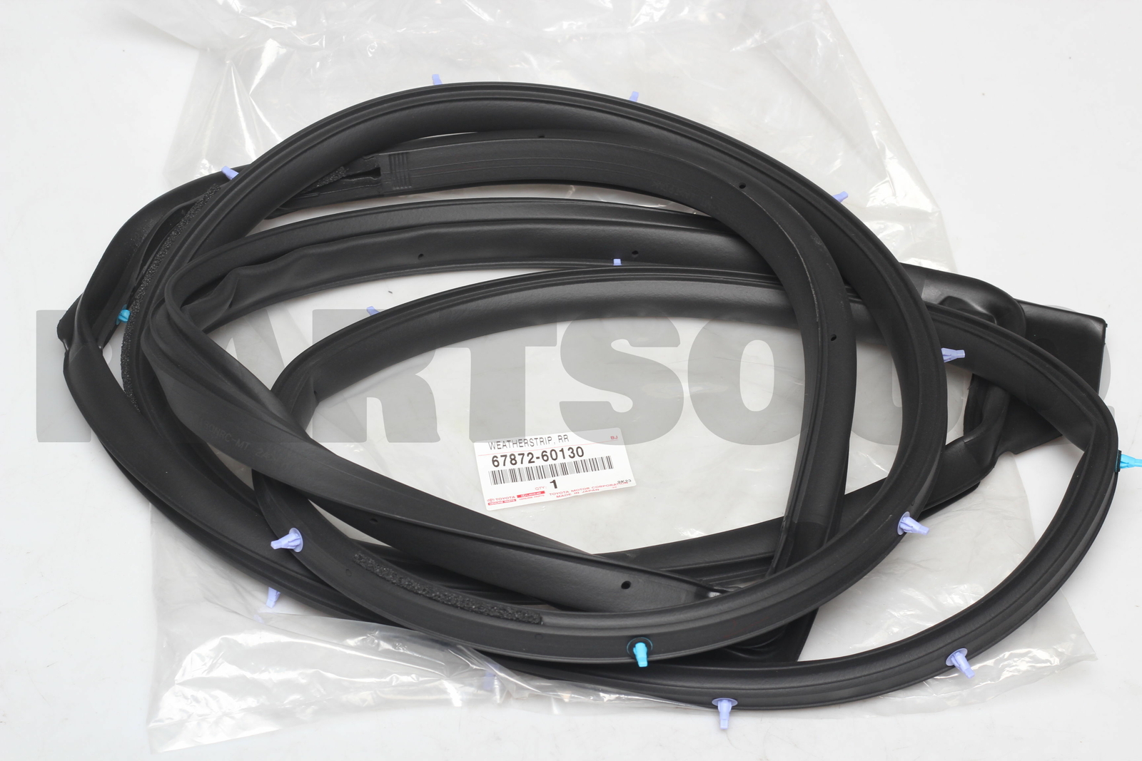 6787260130 Genuine Toyota WEATHERSTRIP, REAR DOOR, LH 67872-60130 | eBay
