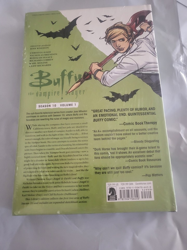 BUFFY SEASON 10 Library Edition Vol 1 Hardcover, Dark Horse 2018 NEW ...