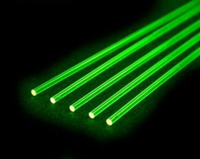 Fluorescent Fiber Optic Rods - Your Pick Size and Color 1 Meter Long | eBay