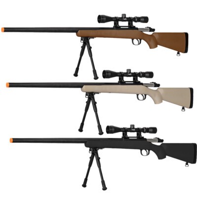 Well Vsr 10 Bolt Action Spring Powered Airsoft Sniper Rifle Replica