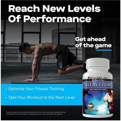 2x Extreme Muscle Growth Builder Pills Nitric Oxide NO 6 Pack Abs Body ...