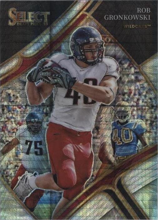 2023 Panini Select Draft Picks - Field Level Rob Gronkowski #192 Hyper ...