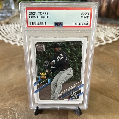 2021 Topps Luis Robert Rookie Gold Cup Card #223 PSA 9 | eBay