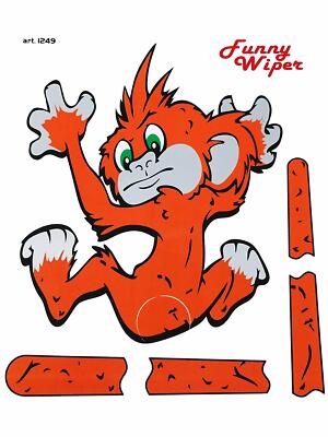 Stickers Funny Wipers Monkey for Rear Window Rear Car | eBay