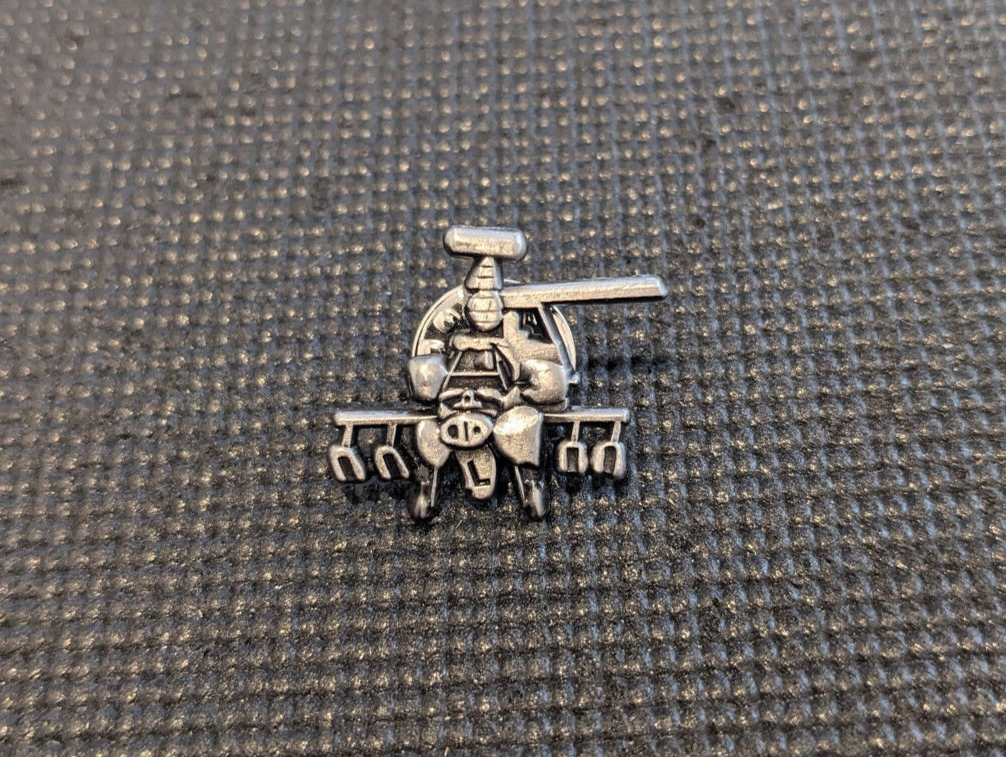 MILITARY APACHE AH-64 HELICOPTER METAL PIN / BADGE | eBay
