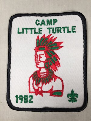 1982 Camp Chief Little Turtle BSA Camp Patch | eBay