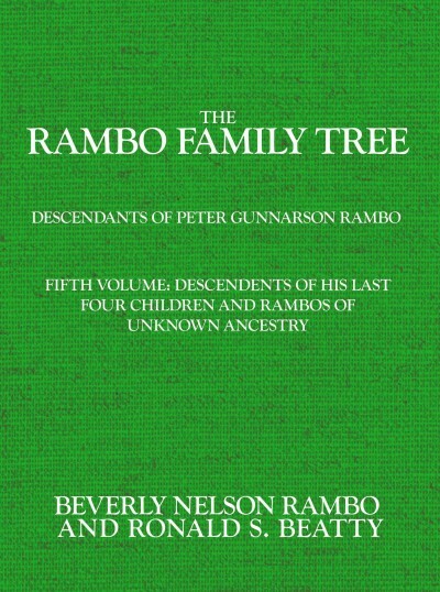 Rambo Family Tree : Descendents of his last four children and Rambos of ...