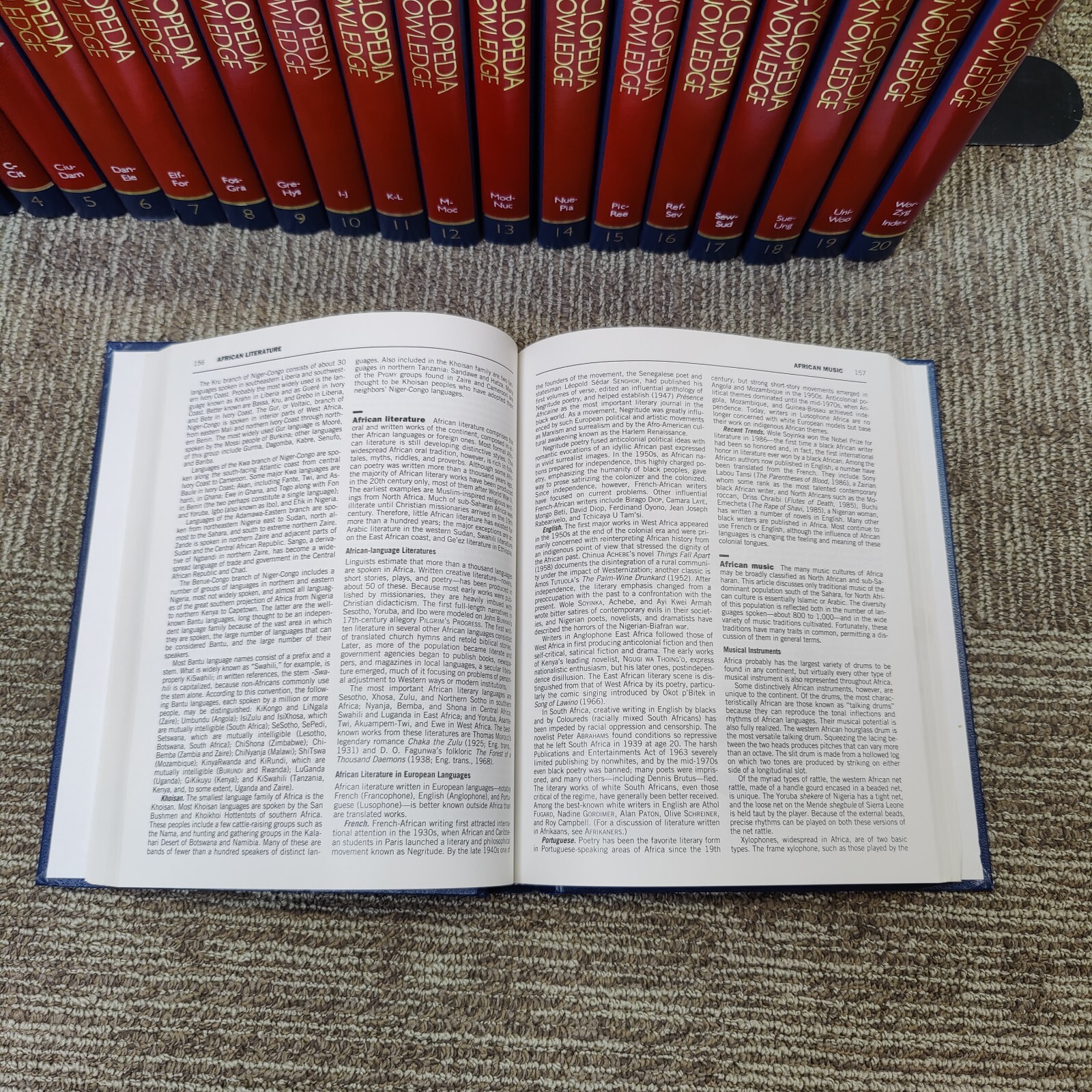 GROLIER ENCYCLOPEDIA OF KNOWLEDGE 1991 Full Set 20 Volumes Abridged ...