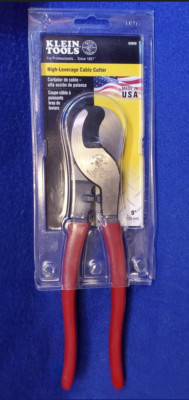 Klein Tools 63050 9-1/2" Cable Cutters High Leverage Pliers - NEW ...