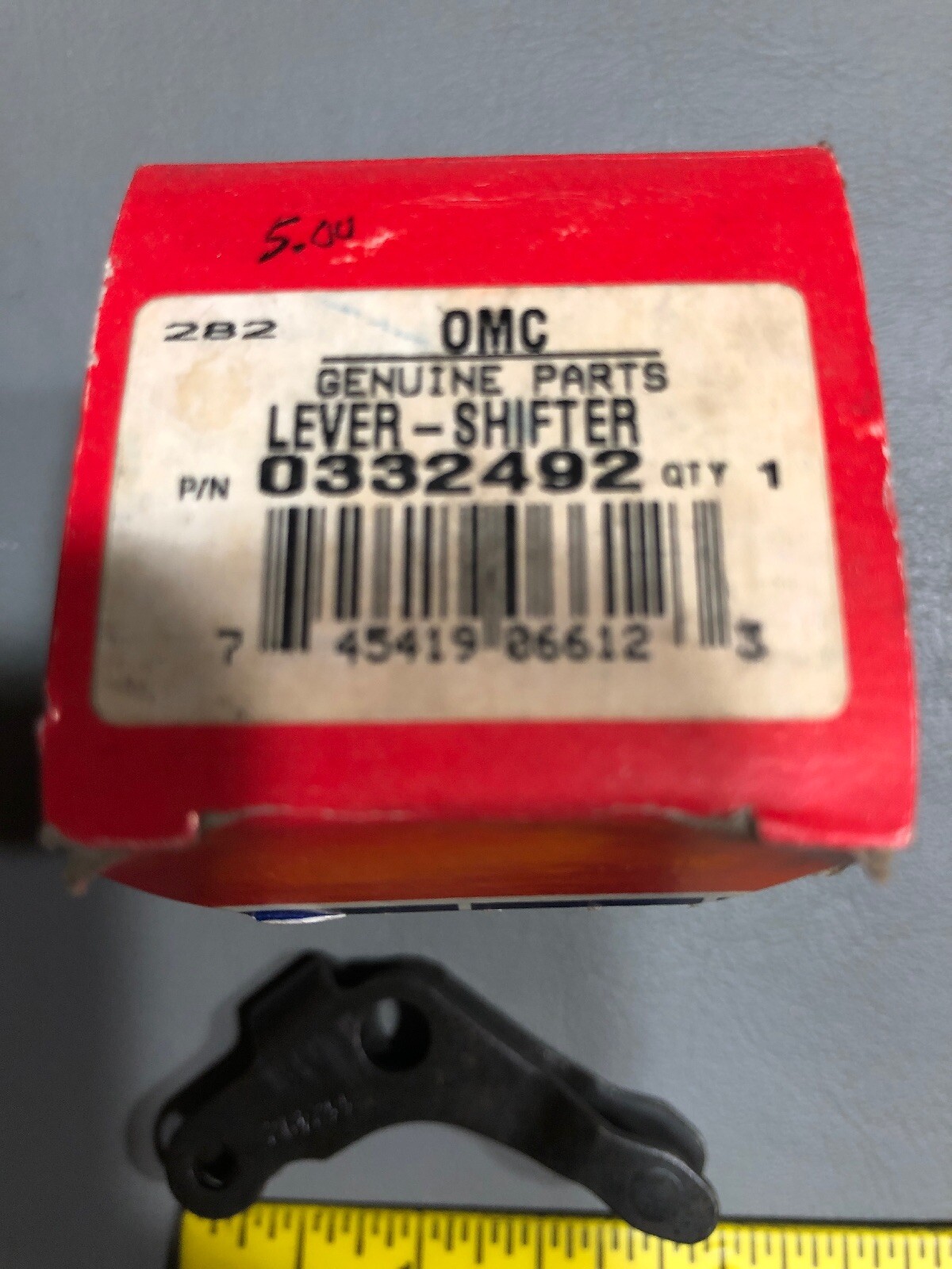332492 0332492 OMC Shifter Lever for Evinrude Johnson 40-50 Hp Outboard ...