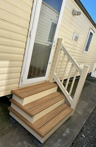 Caravan Steps UPVC Composite Free Standing | eBay UK
