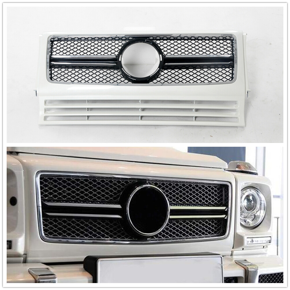 White Grill Upper Grille For G Class W463 G63 G550 G500 G350 Look AA | eBay