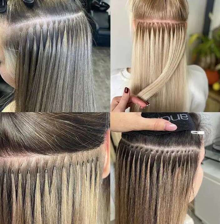 Pre Bonded Fusion Stick I Tip Grey Blond 100% Remy Human Hair ...