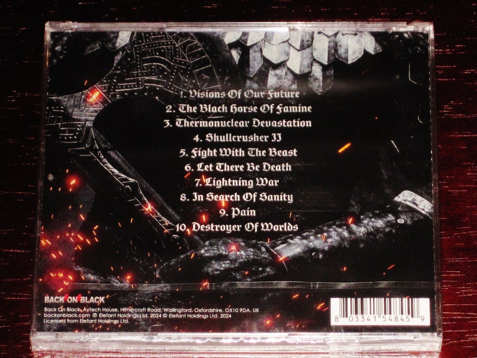 Onslaught: Skullcrusher CD 2024 Back On Black Records UK BOBV926CD JC ...