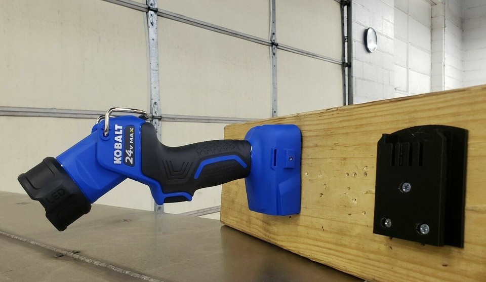**2 Pack** Kobalt 24V Battery Slot Tool Holder Mount | eBay