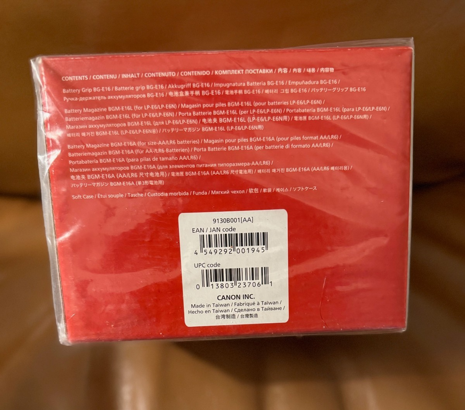 Canon BG-E16 Battery Grip for Canon EOS 7D Mark II (NEW IN SEALED BOX ...