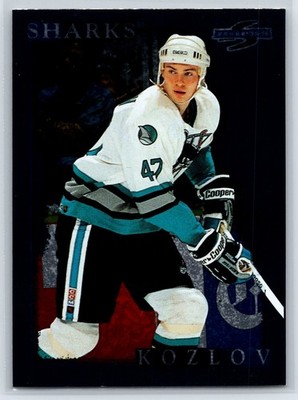 1995-96 Score Viktor Kozlov Black Ice Parallel San Jose Sharks #114 | eBay