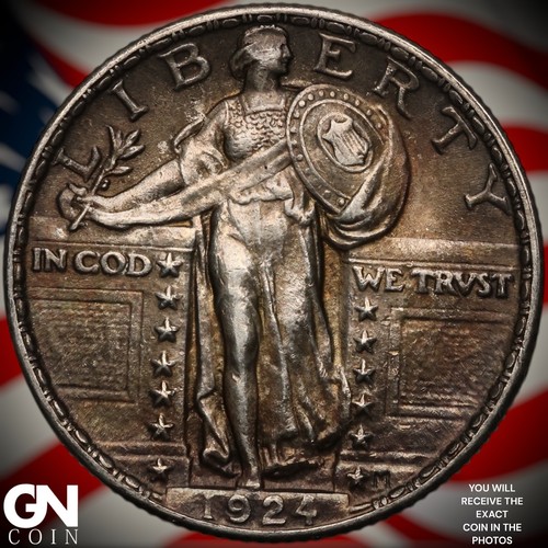 1924 P Standing Liberty Quarter A4617 | eBay