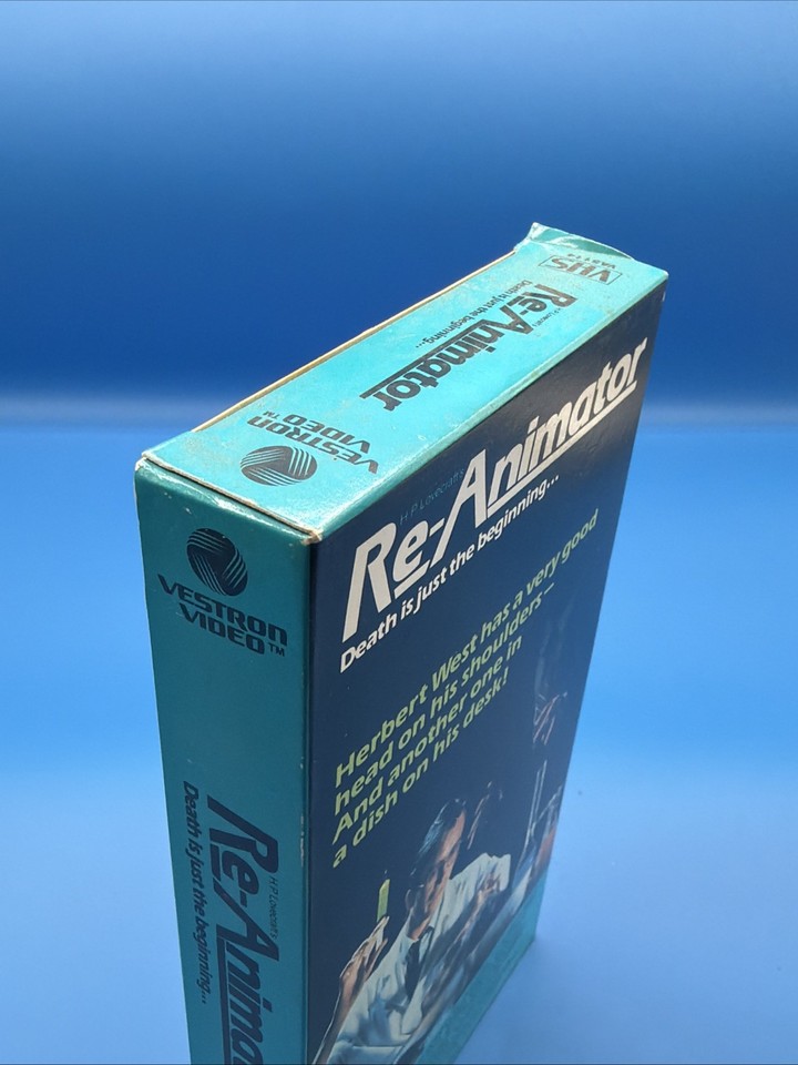 Re-Animator 1985 VHS Horror Movie Unrated Vestron Horror VHS Jeffrey ...