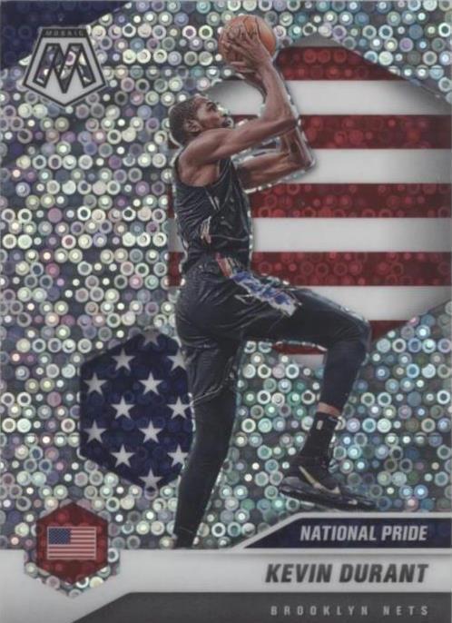 2020-21 Panini Mosaic - National Pride Kevin Durant #248 Fast Break ...