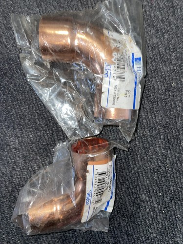 1-3/8 Heldon Copper Elbow 90 degree short X2 Freepost Acc469 | eBay ...