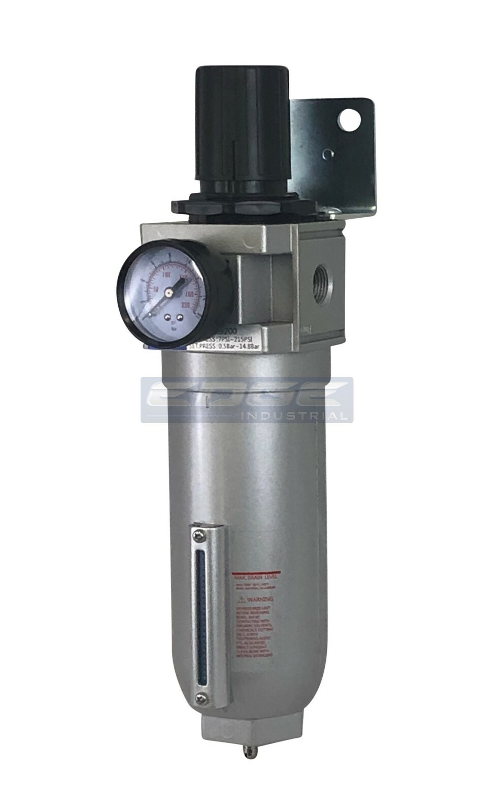 1/2" INDUSTRIAL GRADE HIGH FLOW PARTICULATE FILTER WATER TRAP PRESSURE ...