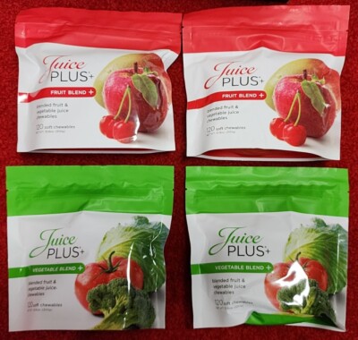 Juice Plus 480 Soft Chewables Gummies Blended Fruit Vegetable New Best ...