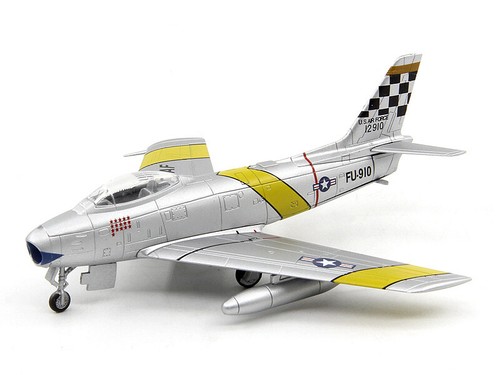 ATLAS 1/100 US F-86F Sabre FU-910 North American Airlines JET AGE ...