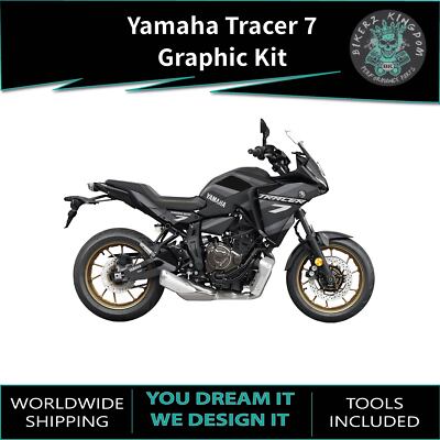YAMAHA Tracer 7 2020-2025 Grey Graphics Kit Design Decal Set | eBay