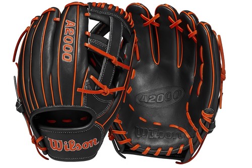 Adult Wilson A2000 11.5" Infield Baseball Glove NWT Black Orange ...