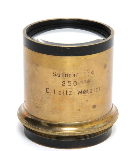 Leitz Summar 4/250 mm brass Leica lens approx. 1920 Y. | eBay