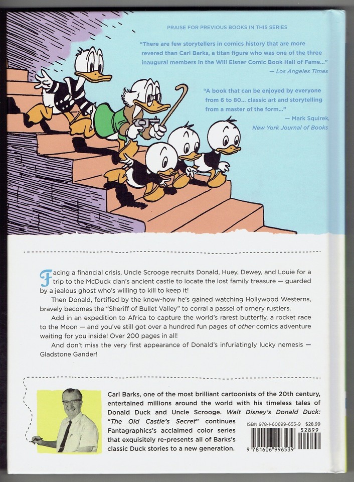 DONALD DUCK WALT DISNEY HC VOL 3 THE OLD CASTLE'S SECRET CARL BARKS NEW ...