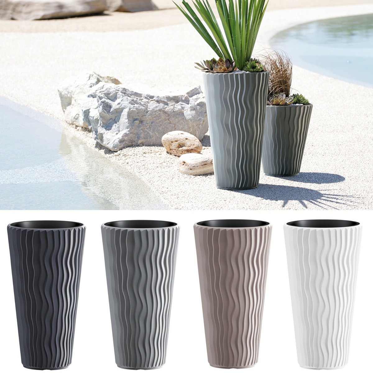 Tapered Flower Pots