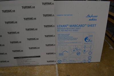 Polycarbonate Clear Lexan Sheet MR-10 Margard Scratch Resistant 3/16 ...