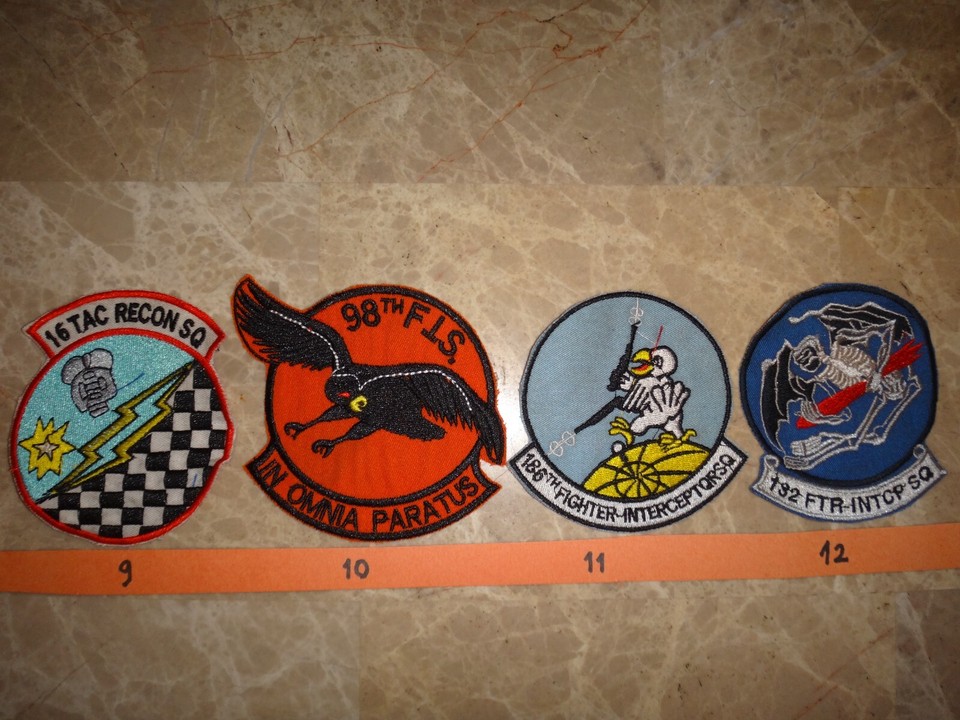 16 US Air Force TFS, TRS, FIS, TG, and TFTS Patches @ $10/each patch | eBay
