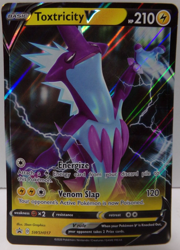 Pokemon Toxtricity V JUMBO Card SWSH017 021023DMT2 | eBay