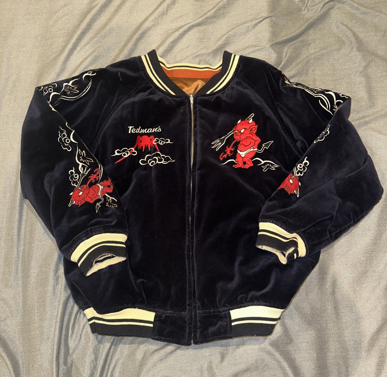 SUKAJAN TED COMPANY TEDMAN DEVIL DRAGON EAGLE EMBROID… - Gem