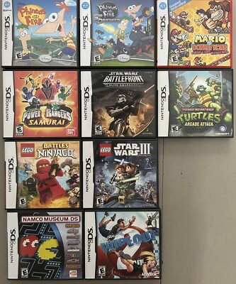 Nintendo DS Games Lot Bundle 10 Games ALL GAMES CIB COMPLETE IN BOX ...