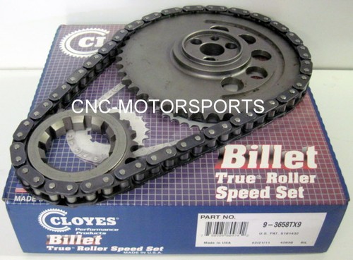 CHEVY GEN III LS1 RACE BILLET TRUE ROLLER TIMING CHAIN 9 KEYWAY CLOYES ...