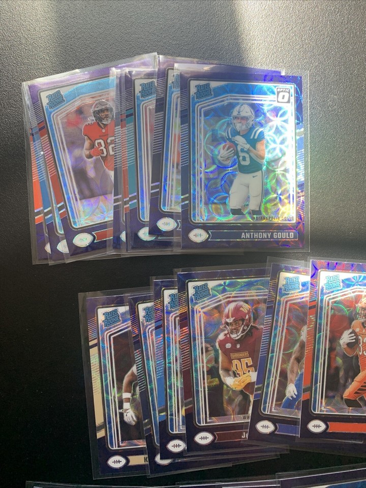 2024 Donruss Optic Football Purple scope & Holo Prizm RC/Stars (Pick ...