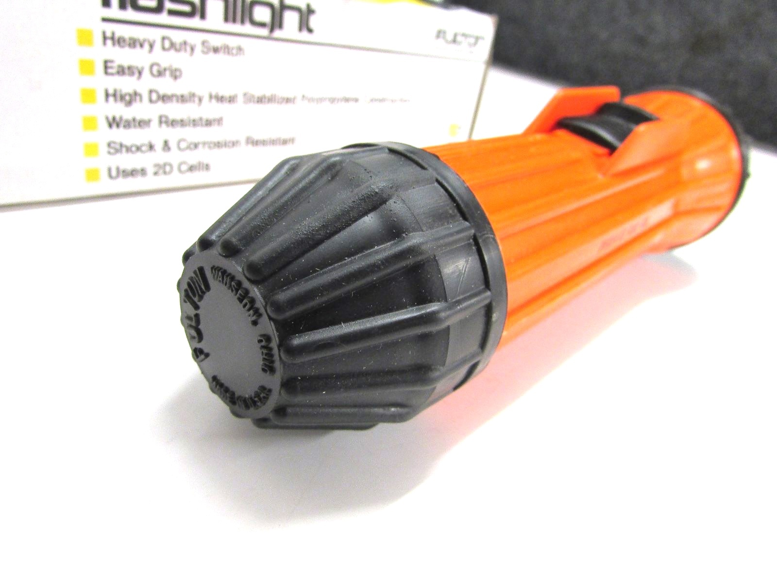 NOS! FULTON SAFETY APPROVED FLASHLIGHT, "PEOPLES GAS CO.", #912IMP | eBay