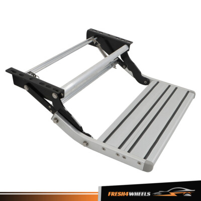 1 Step RV Camper Steps Compact One-Hand Expand or Collapse Manual ...