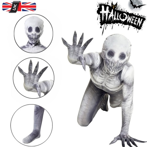 Kids The Rake Morphsuit Boys Girls Creepepasta Halloween Fancy Dress ...