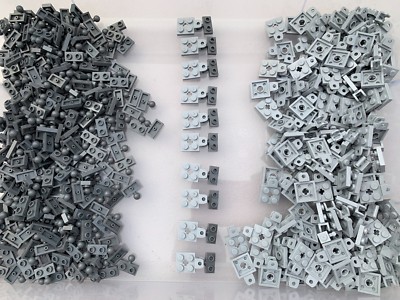 LEGO 14417 63082 - Grey 1x2 & 2x2 Plate / Middle Ball Joint & Socket ...