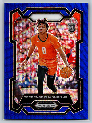 Terrence Shannon Jr 2024-25 Panini Prizm Draft Picks Blue Wave Prizm ...