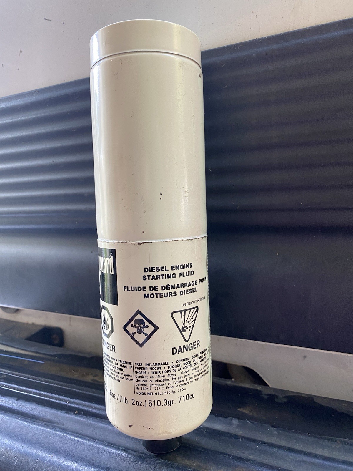NOS Fleetguard Ether Start Cylinder – 18 oz – OEM Diesel Cold Start Aid ...