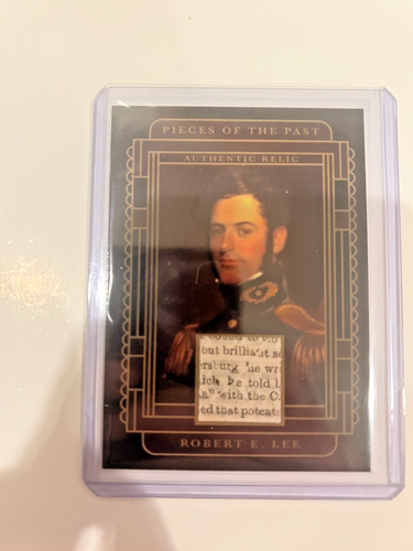 2025 Pieces of the Past #SR-REL Robert E Lee Historical Relic Card | eBay